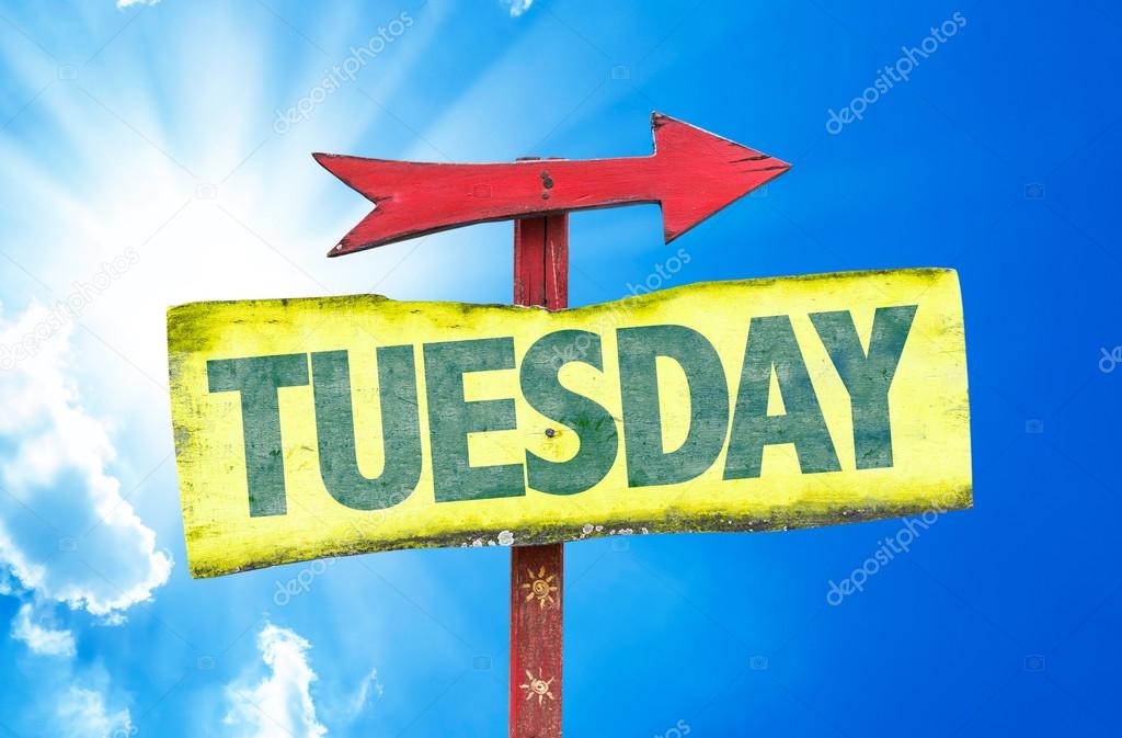 Tuesday text sign Stock Photo by ©gustavofrazao 73420071