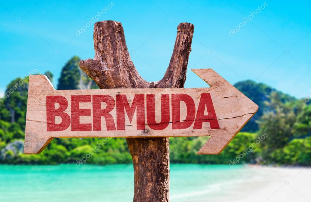 Bermuda wooden sign Stock Photo by ©gustavofrazao 73421669