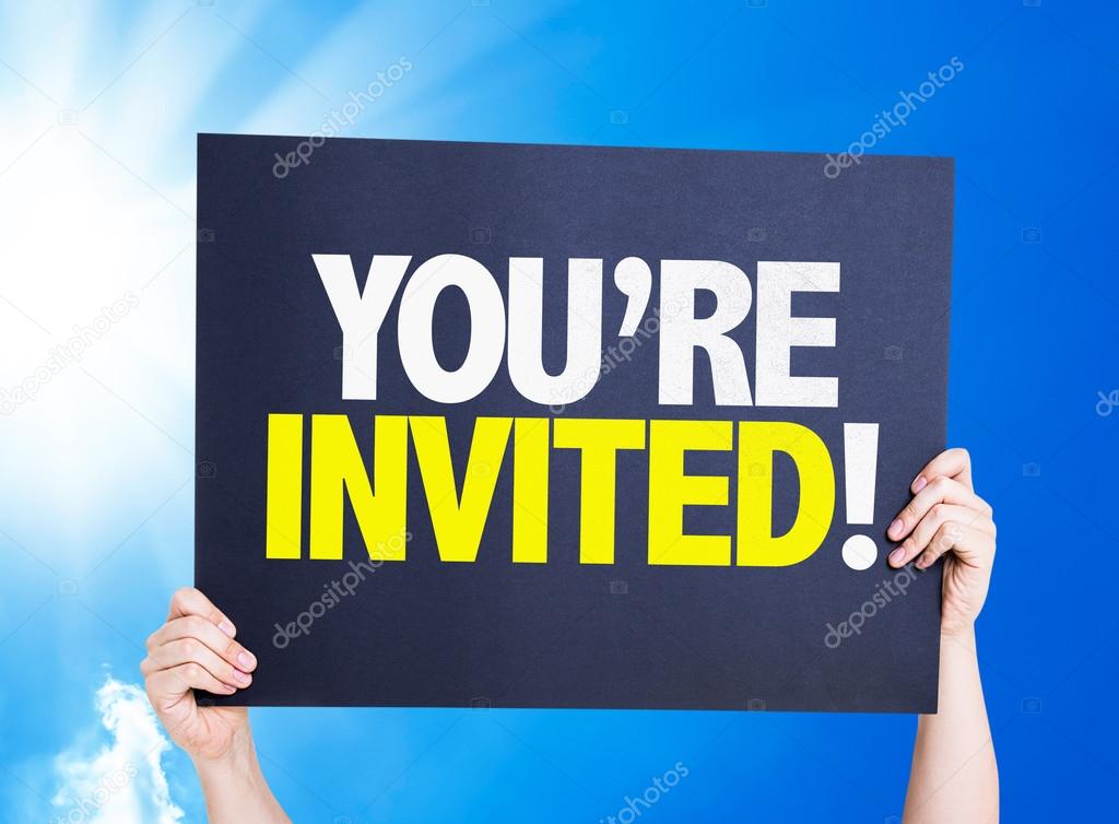 You are Invited card — Stock Photo © gustavofrazao #79820928