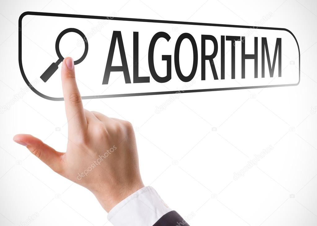Algorithm written in search bar Stock Photo by ©gustavofrazao 84014142