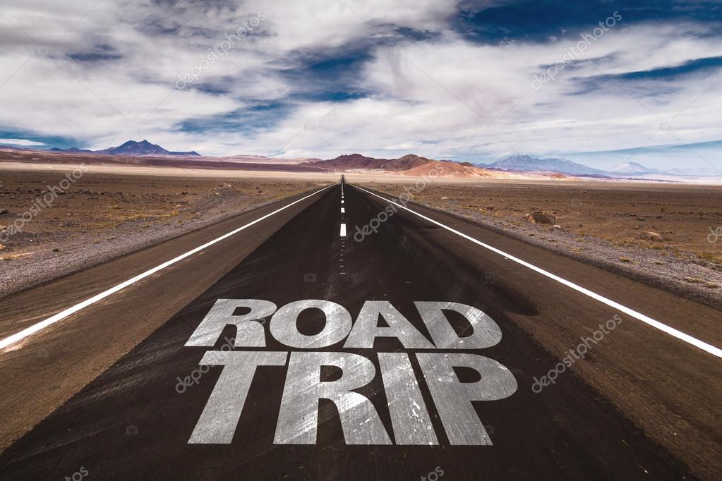 Road Trip on desert road — Stock Photo © gustavofrazao #84027294