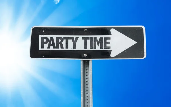 Party Time direction sign Stock Photo by ©gustavofrazao 84036704