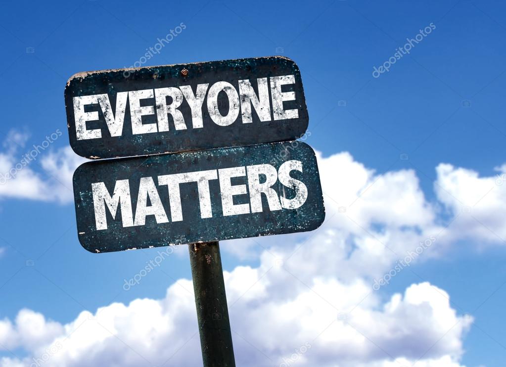 Everyone Matters sign — Stock Photo © gustavofrazao #84032572
