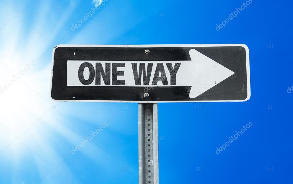 One Way direction sign — Stock Photo © gustavofrazao #84036578