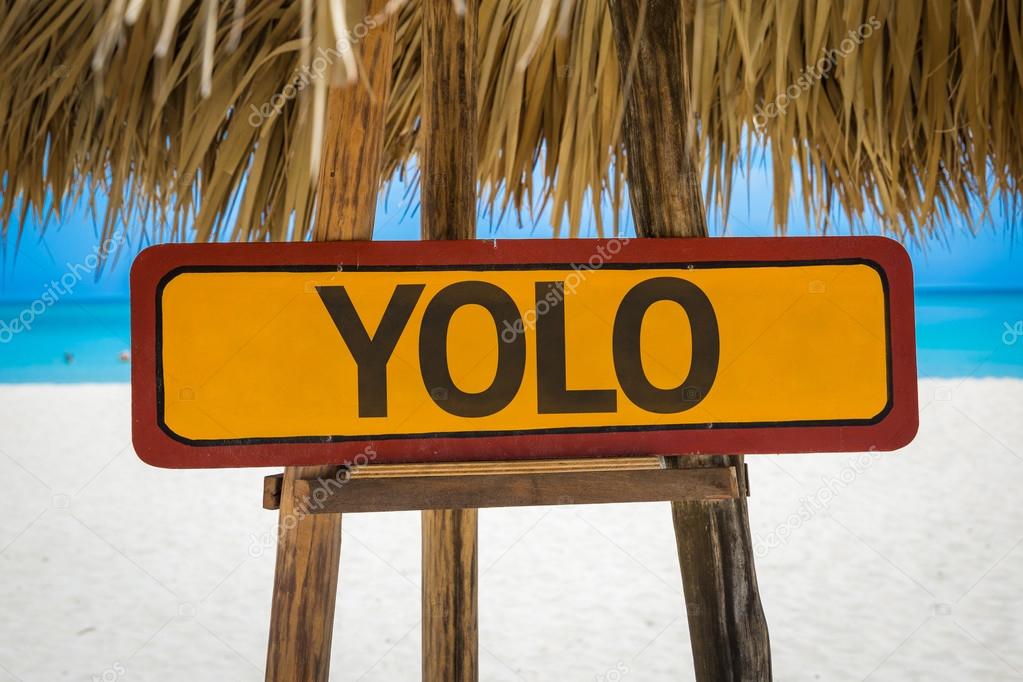 YOLO text sign Stock Photo by ©gustavofrazao 84041930