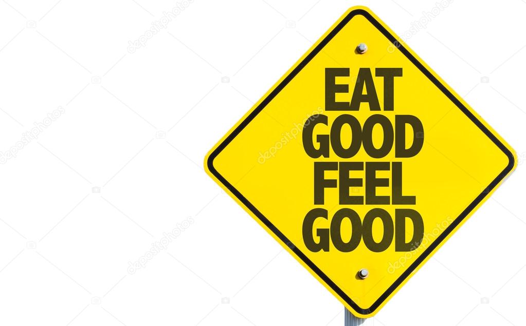 Eat Good Feel Good sign — Stock Photo © gustavofrazao #85668976
