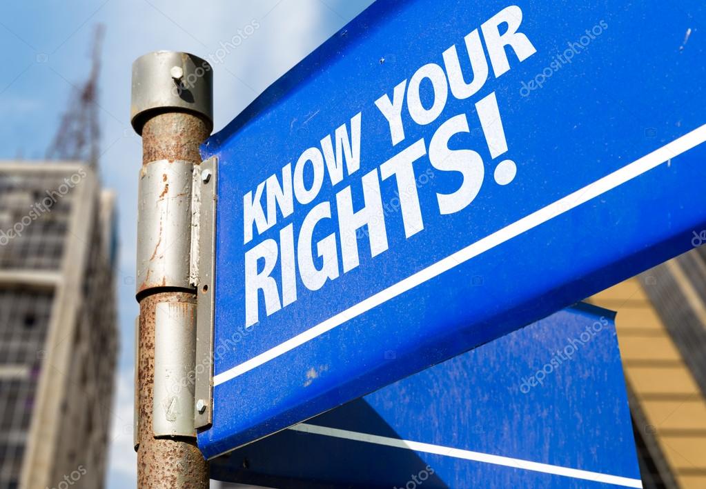 Know Your Rights sign Stock Photo by ©gustavofrazao 97825016