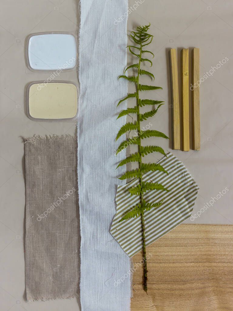 paleta de colores del tablero del humor para el diseño y la decoración ...