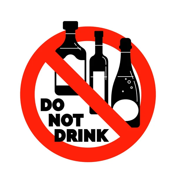 Prohibition Alcohol Sign Ban Bottle Rum Vodka Champagne Group Alcoholic ...