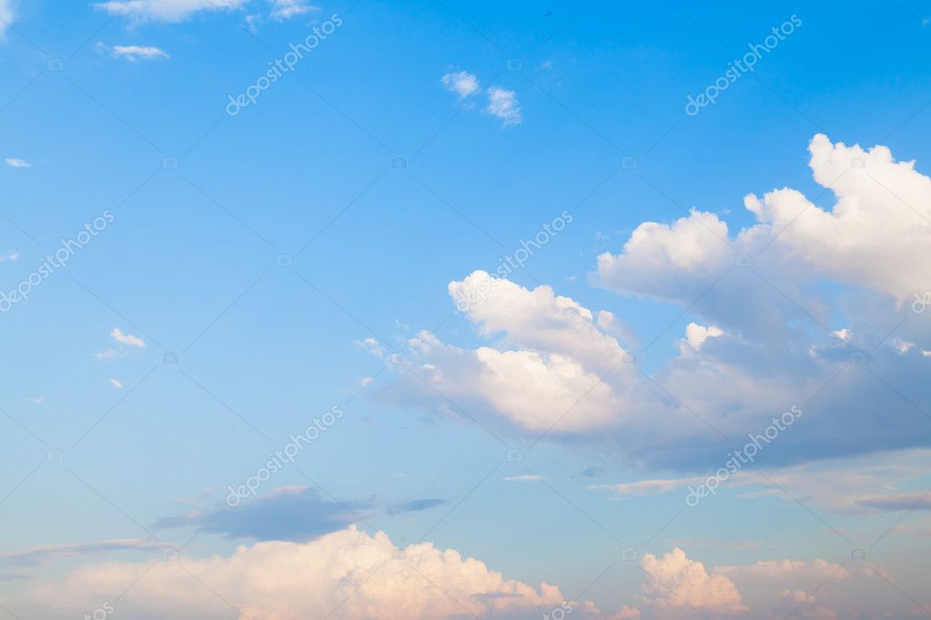 Blue sky with clouds background Stock Photo by ©pannawat 71785173