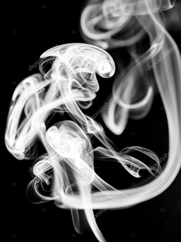 White smoke on black background Stock Photo by ©martinsvanags 67189799