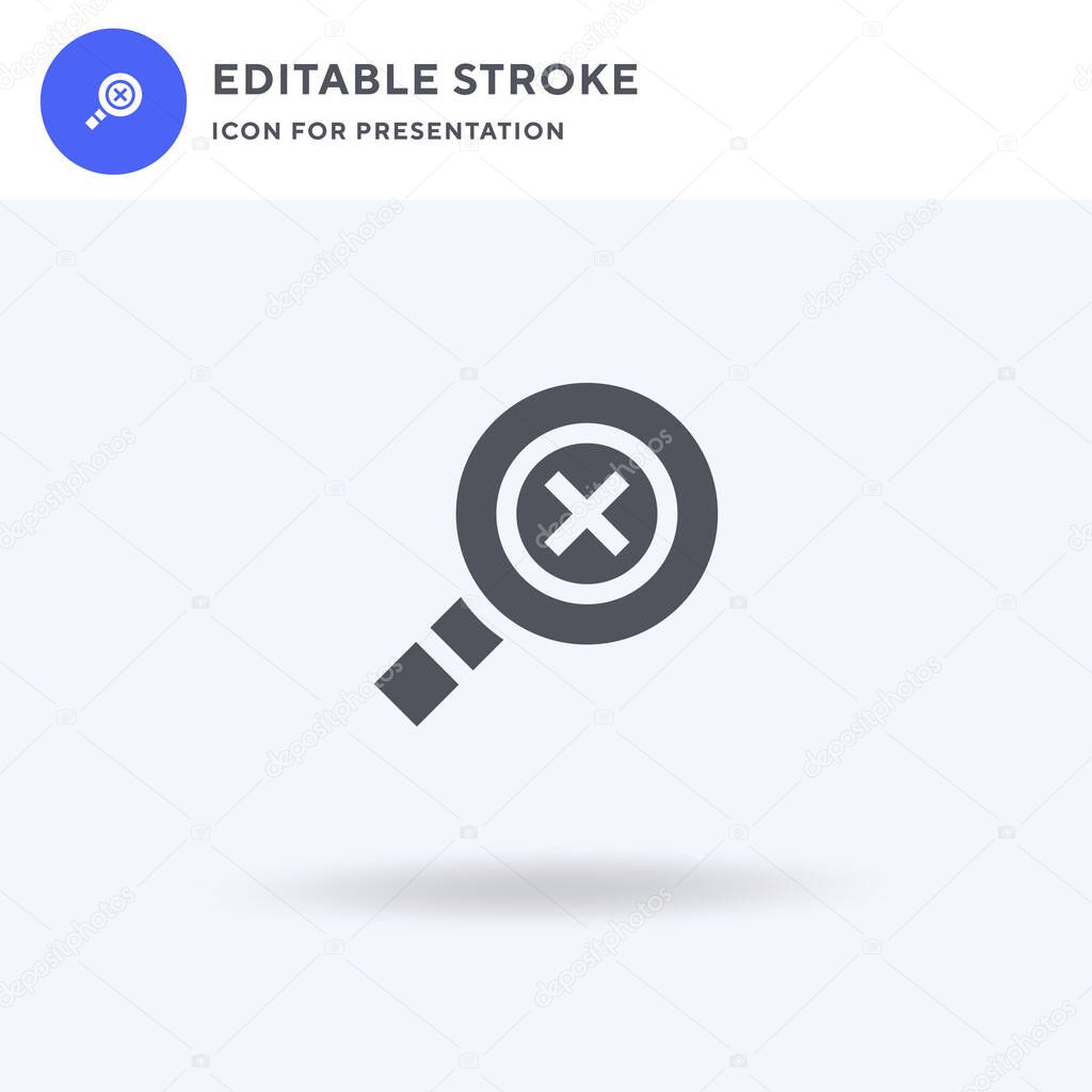 Zoom In vector de icono, signo plano lleno, pictograma sólido aislado ...