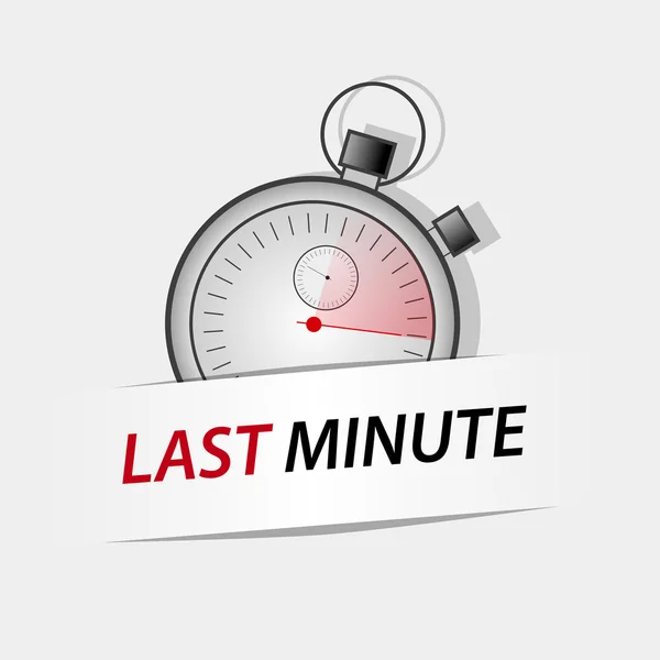 Stopwatch - lunch time — Stock Vector © kosecki #50429565