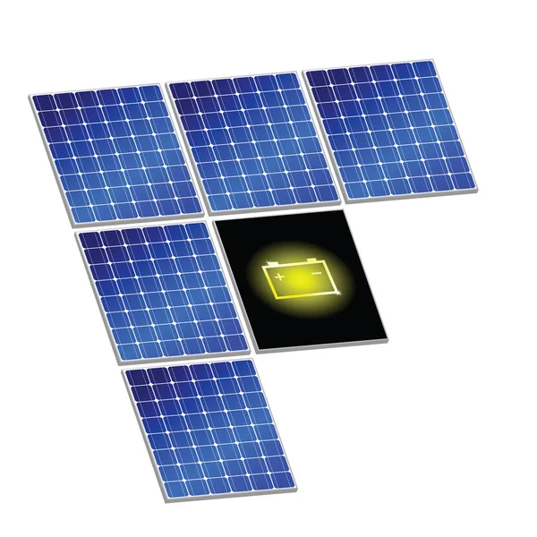 Solar Energy Panels Solar Batteries Isolated White Background Clear ...