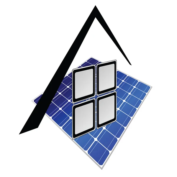 Diagram showing how solar cell works at home Stock Vector Image by ...