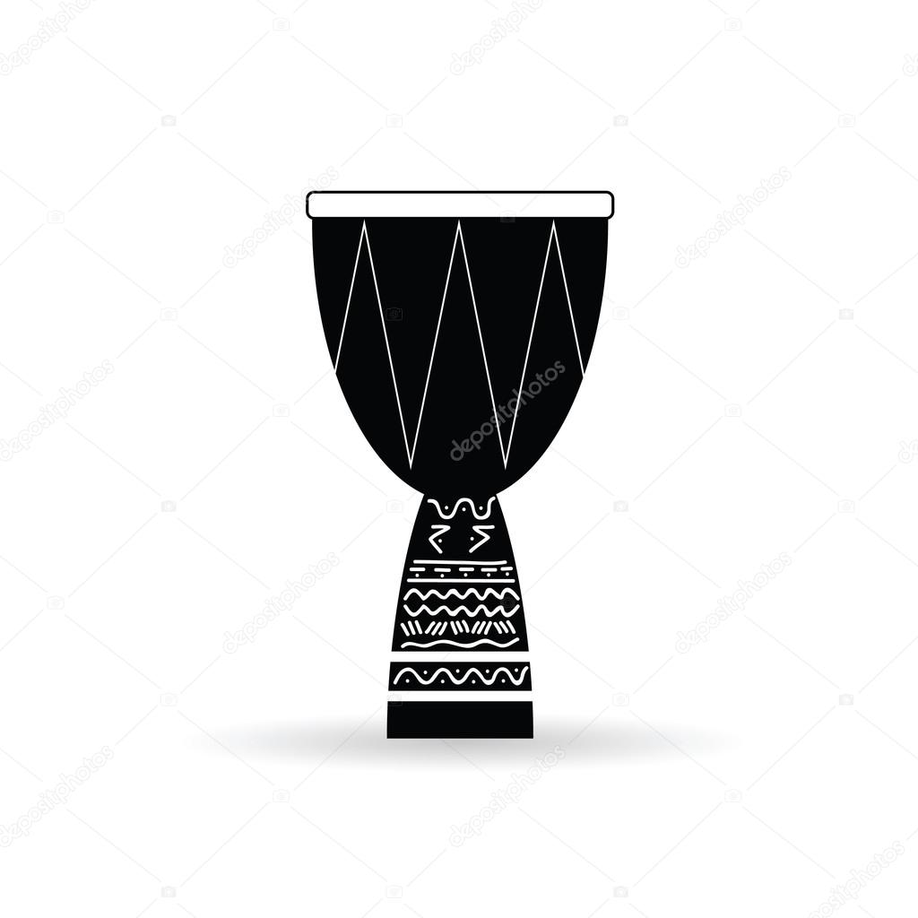 Bongo black and white vector Stock Vector by ©milanpetrovic 61654887