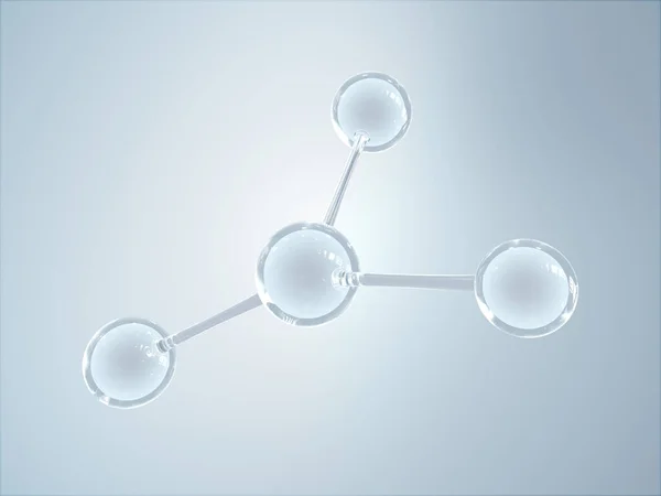 Molecule or atom clean structure background for science,chemistry and ...