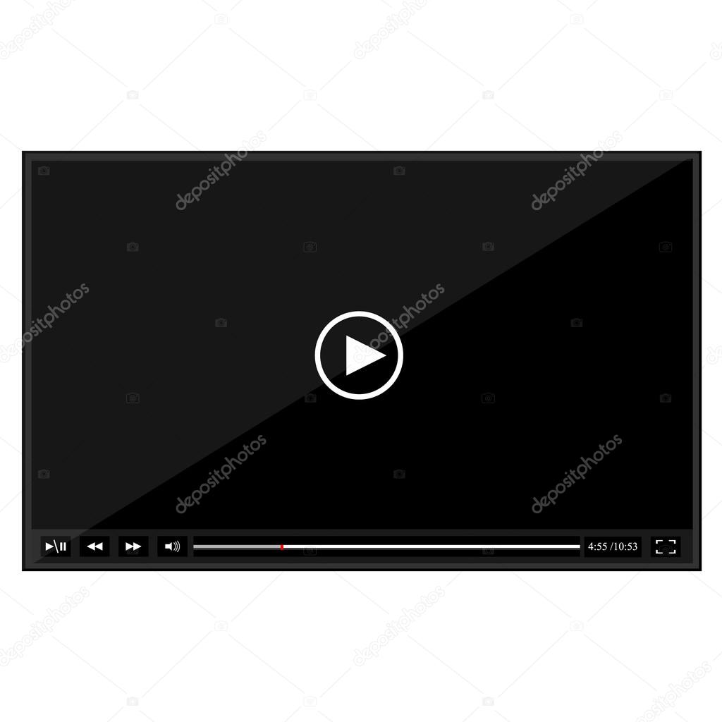 Video player raster — Stock Photo © viktorijareut #111954234
