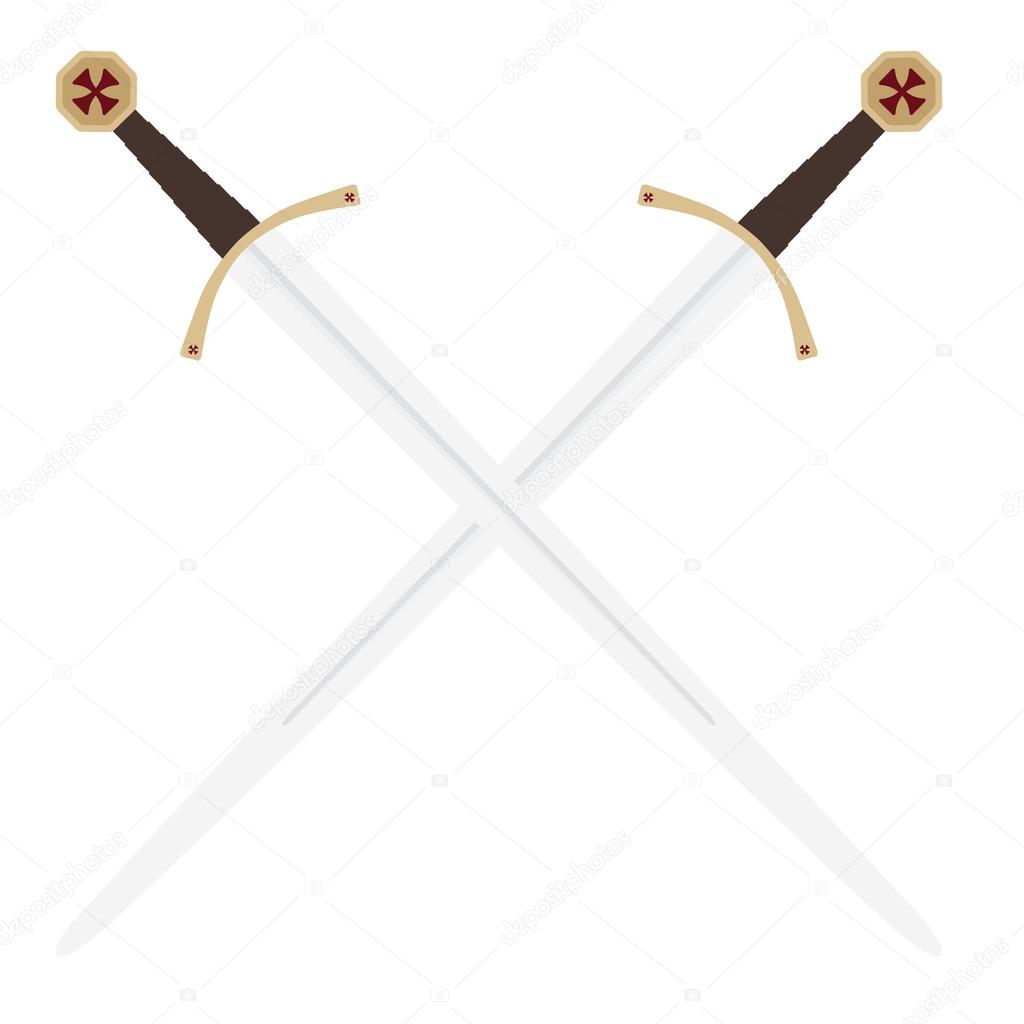 Clip Art De Espada Cruzada Espadas Cruzadas Png | PNGEgg