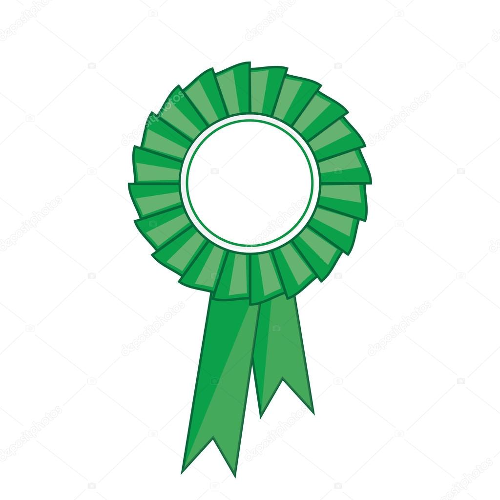 Green award ribbon — Stock Photo © viktorijareut #118892976