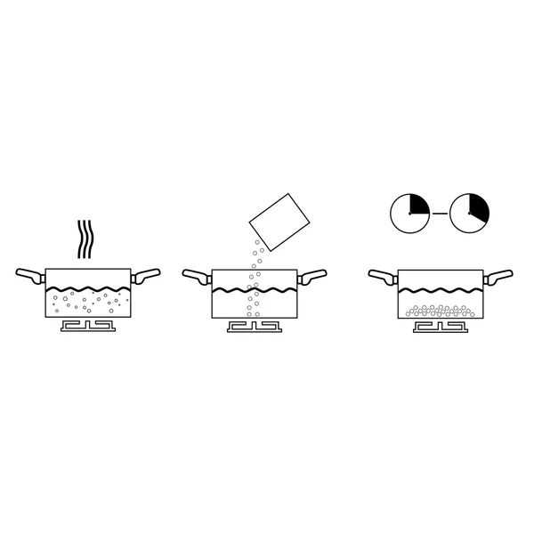 ᐈ Boiling water stock illustrations, Royalty Free boiling water vectors ...