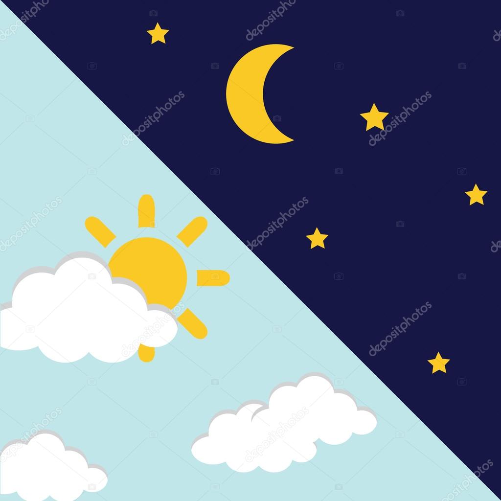 Morning And Night Cartoon