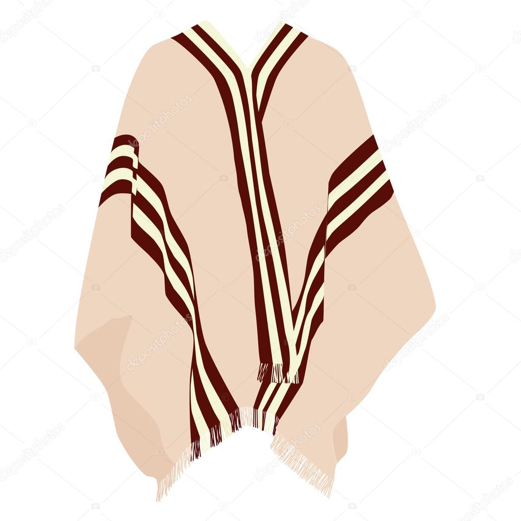 Mexické pončo — Stock Vektor © viktorijareut #74767059