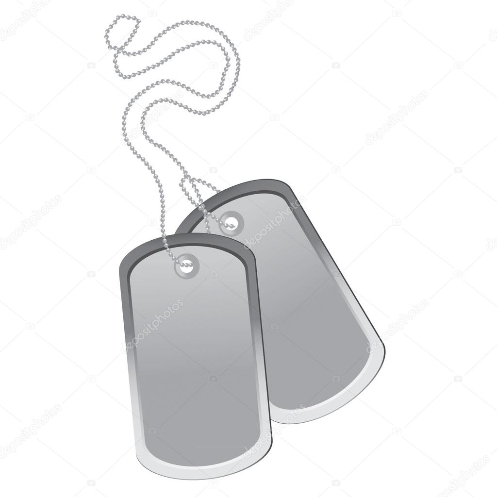 Dog tag vector — Stock Vector © viktorijareut #89875538