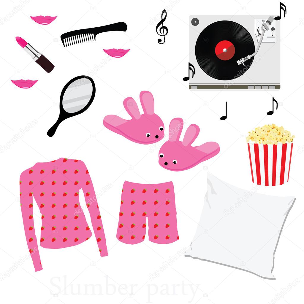 Kids Slumber Party Clipart