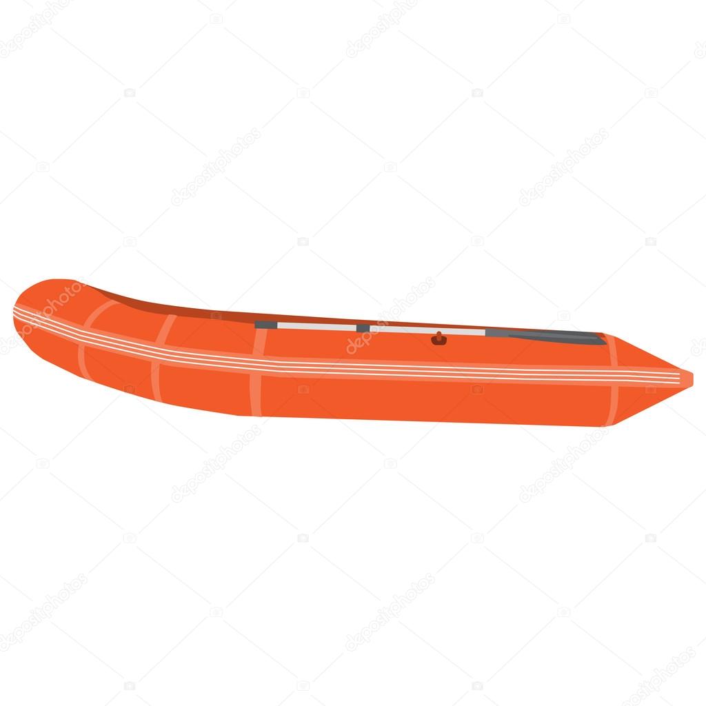 Orange boat raster — Stock Photo © viktorijareut #97781220