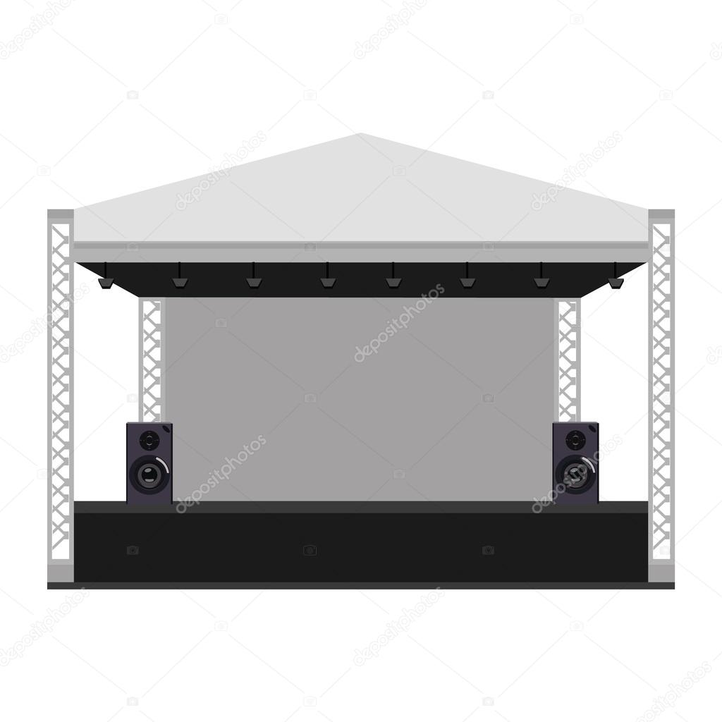 Concierto etapa vector Vector de stock por ©viktorijareut 97799970