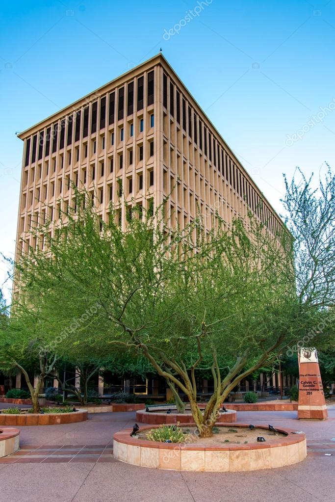 Historic buildings in downtown Phoenix, AZ — Stock Photo © martince2 ...