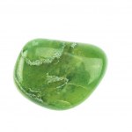 Polished green Nephrite (jade) mineral gem stone Stock Photo by ...