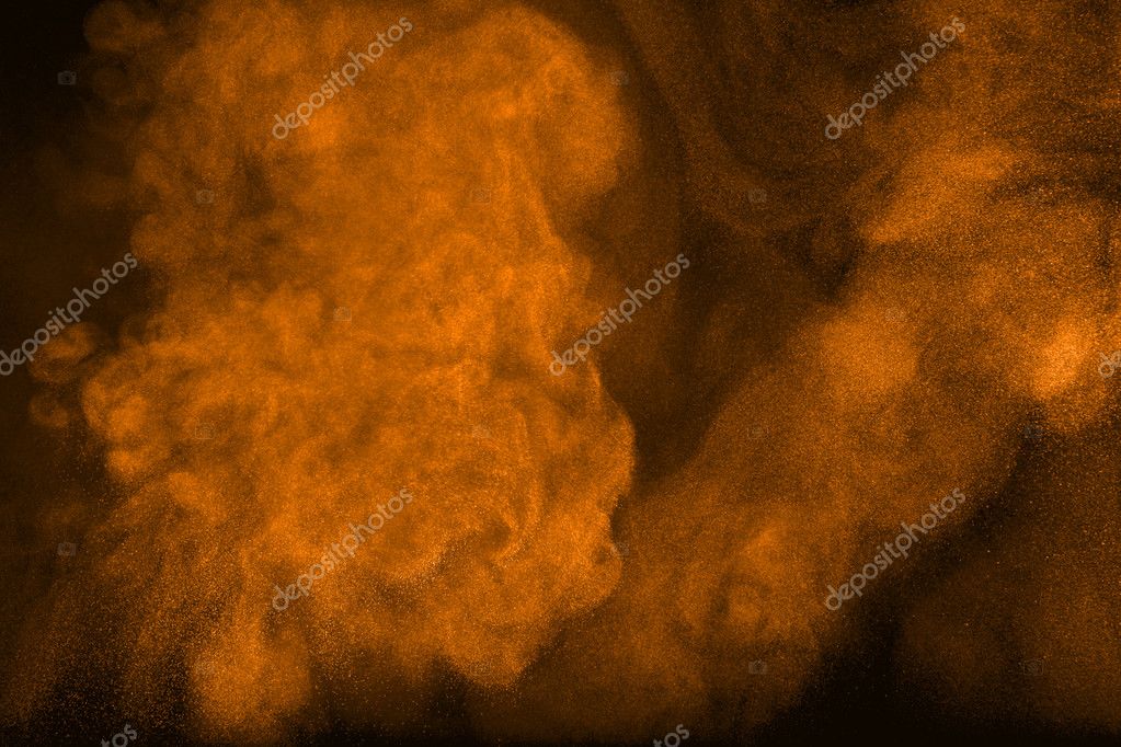 Powder cloud against dark background — Stock Photo © Chattranusorn09 ...
