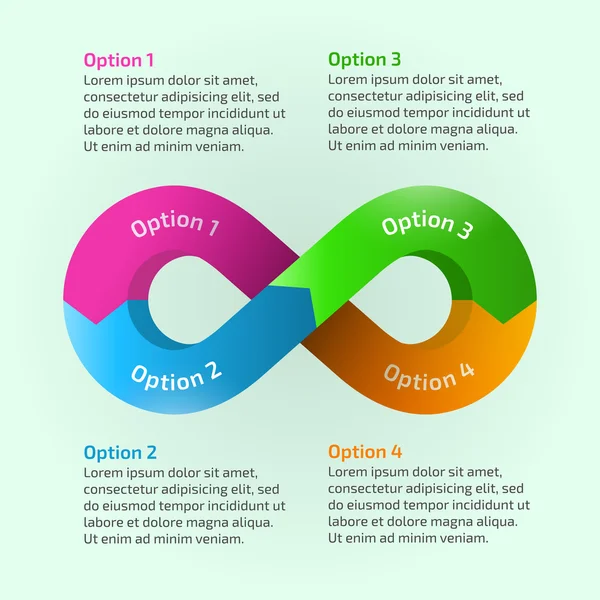 Infinity chart vector Vector Art Stock Images | Depositphotos