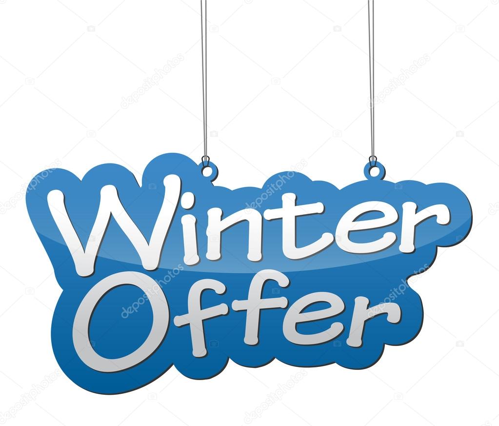 Background winter offer Stock Vector Image by ©houbacze #84553958