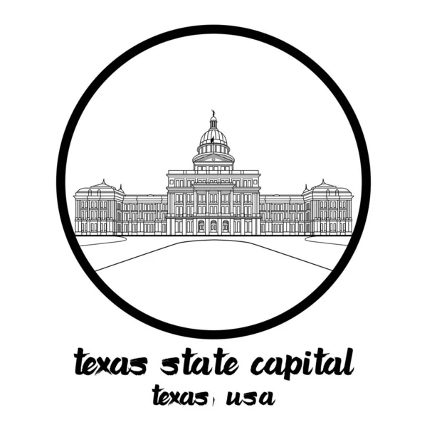 Texas state capitol Vector Art Stock Images | Depositphotos
