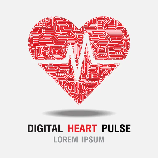 Heart Pulse icon. Heart Rate Icon. Vector Illustration — Stock Vector ...