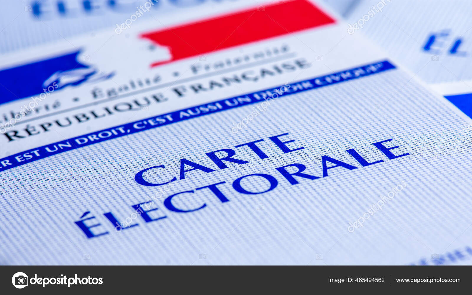 France April 2021 French Electoral Card Each French Voter Receives ...