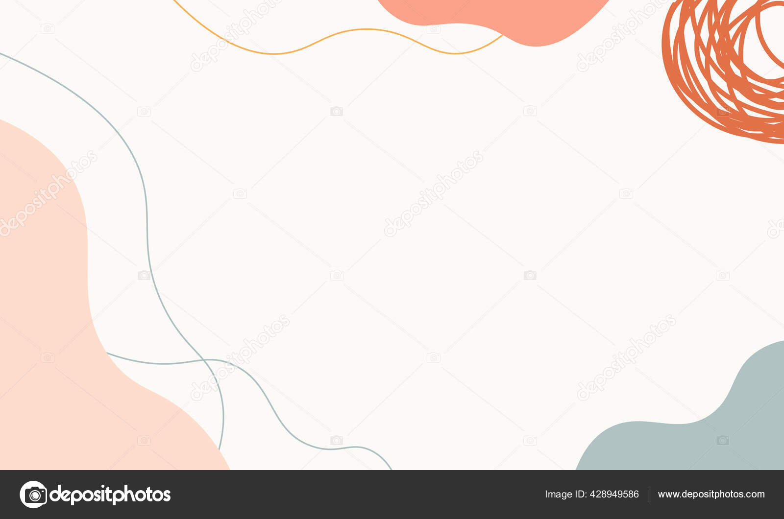 Simple Retro Template Background Design Your Flyer Stock Vector Image ...