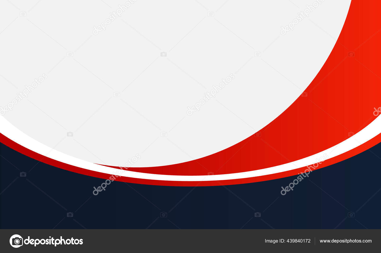 Blue Red White Curve Background Sample Your Business Design Stock ...