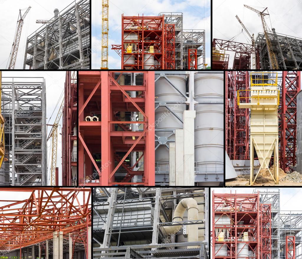 Industrial collage — Stock Photo © gutaper #74402241