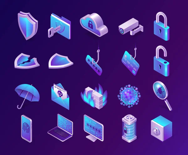 Computer security pc Vector Art Stock Images | Depositphotos