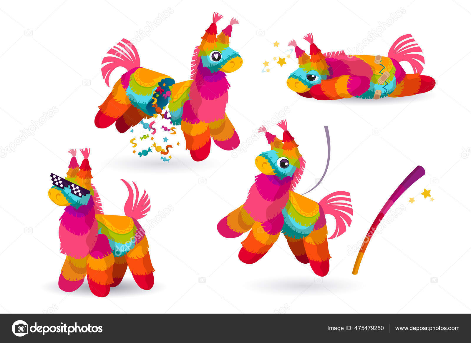 Fiesta Pinata Cartoon