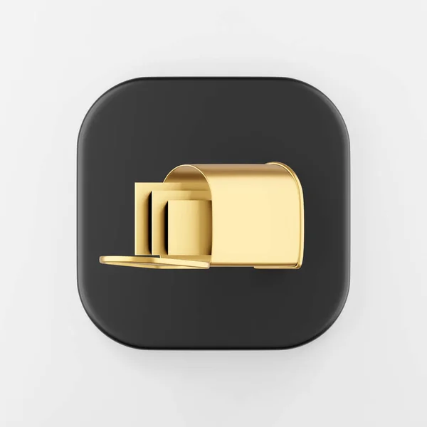 Blue Mailbox Icon Letters Cartoon Style Rendering White Square Key Stock Photo by ©Photolas ...