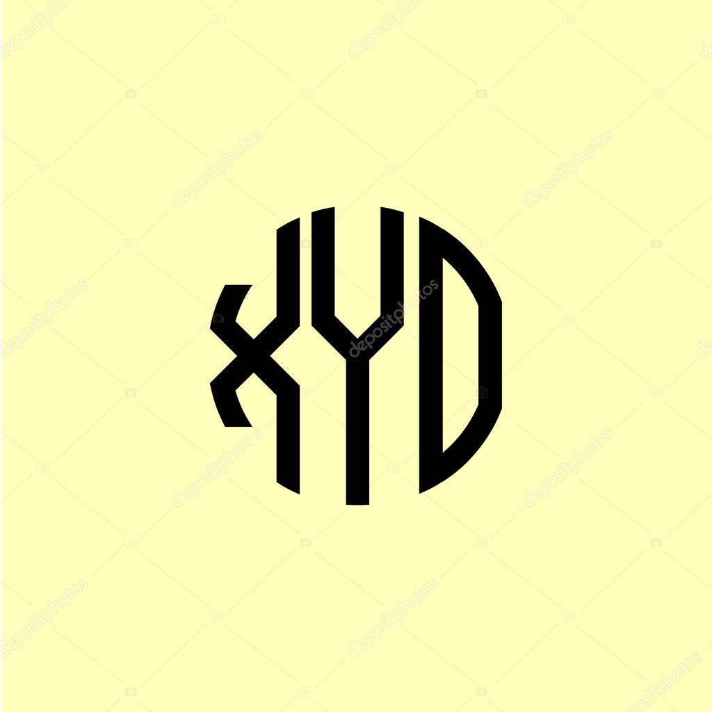 Letras iniciales redondeadas creativas Logo XYO. Será adecuado para qué ...