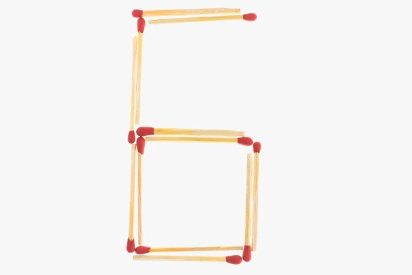 letter 6 match - Stock Image - Everypixel