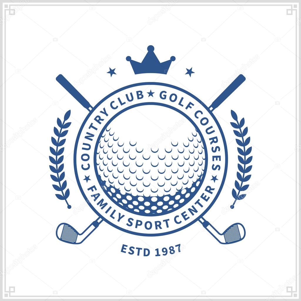 Golf club logo Stock Vector Image by ©Counterfeit #123927834