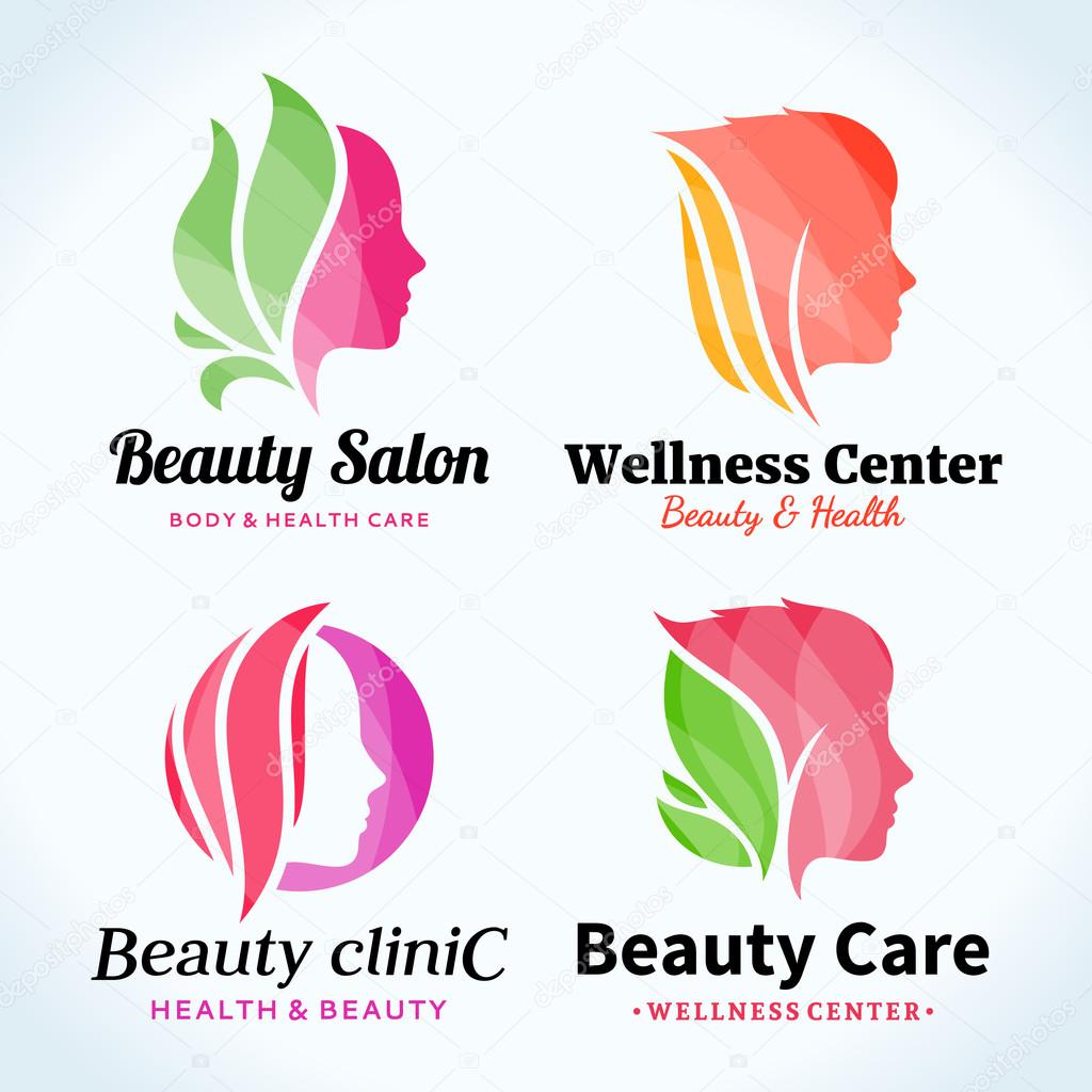 Beauty Salon Logo, Icons and Design Elements Stock Vector Image by ...