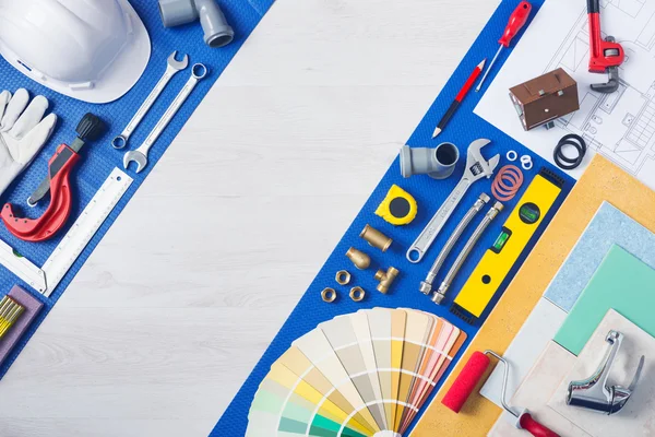 Home improvement and repair work table - Stock Image - Everypixel